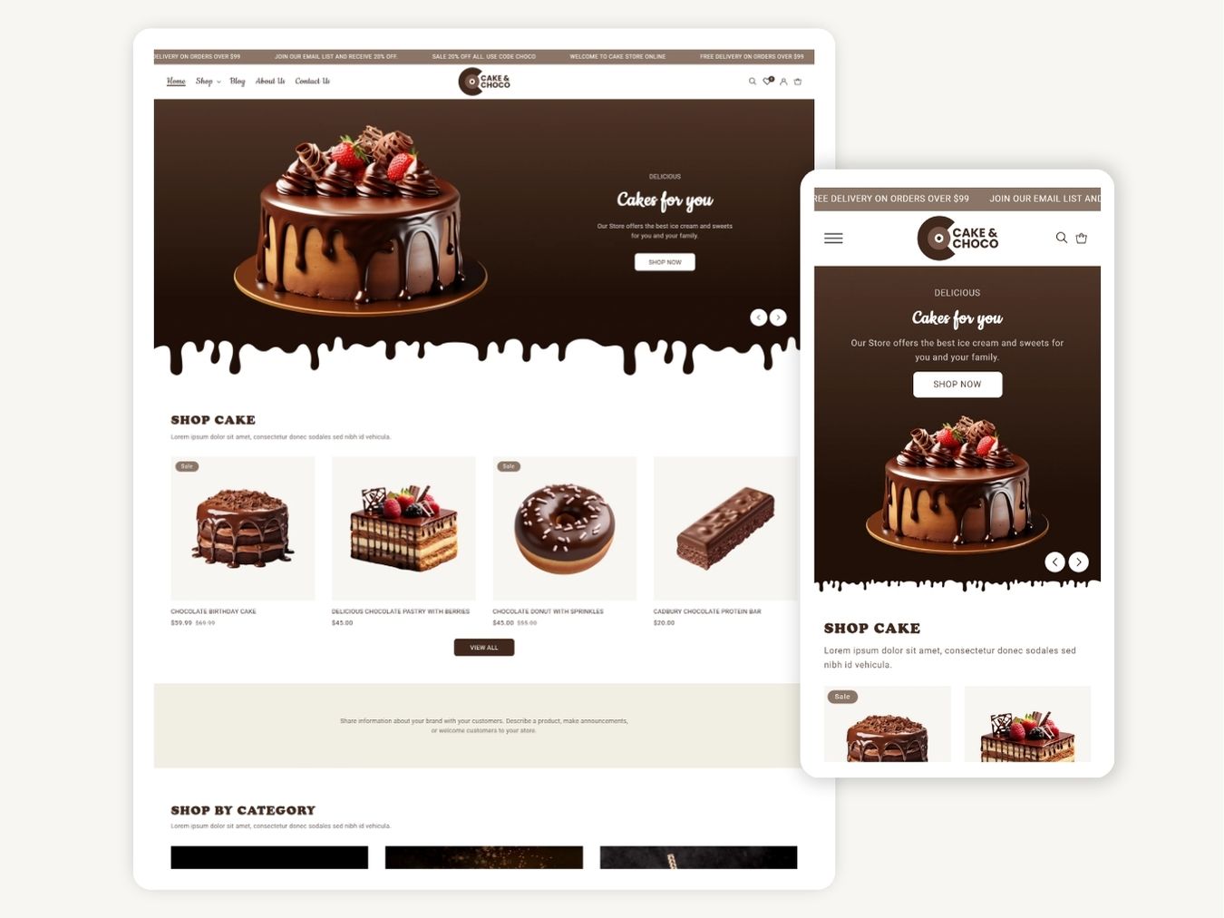 Best Shopify Cake and Choco theme for Fashion Stores | Shopify 2.0 The ...