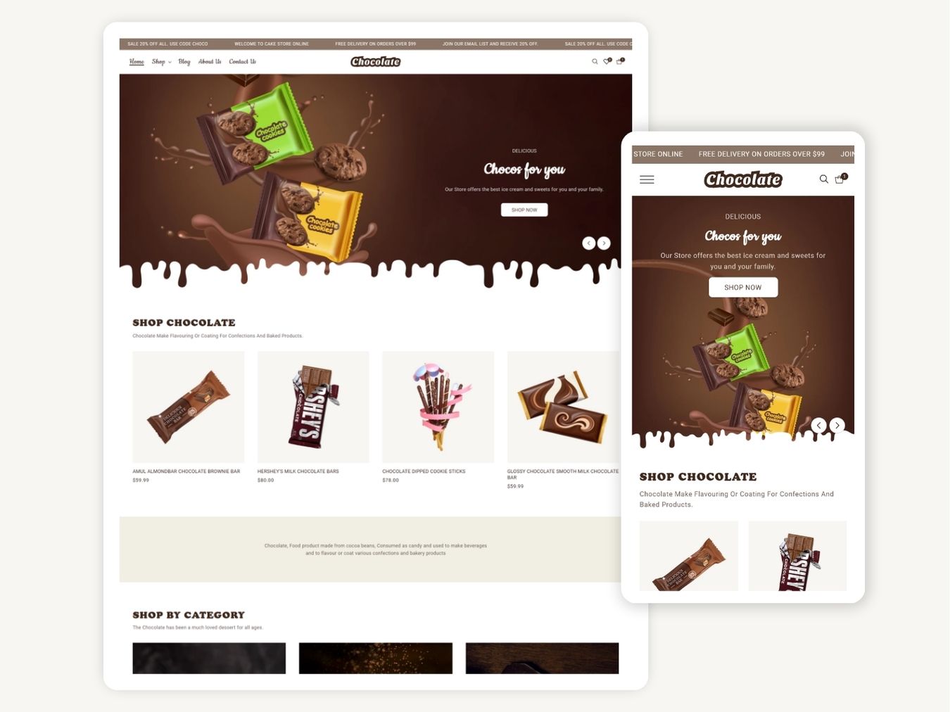 Best Shopify Chocolate theme for Fashion Stores | Shopify 2.0 Theme ...